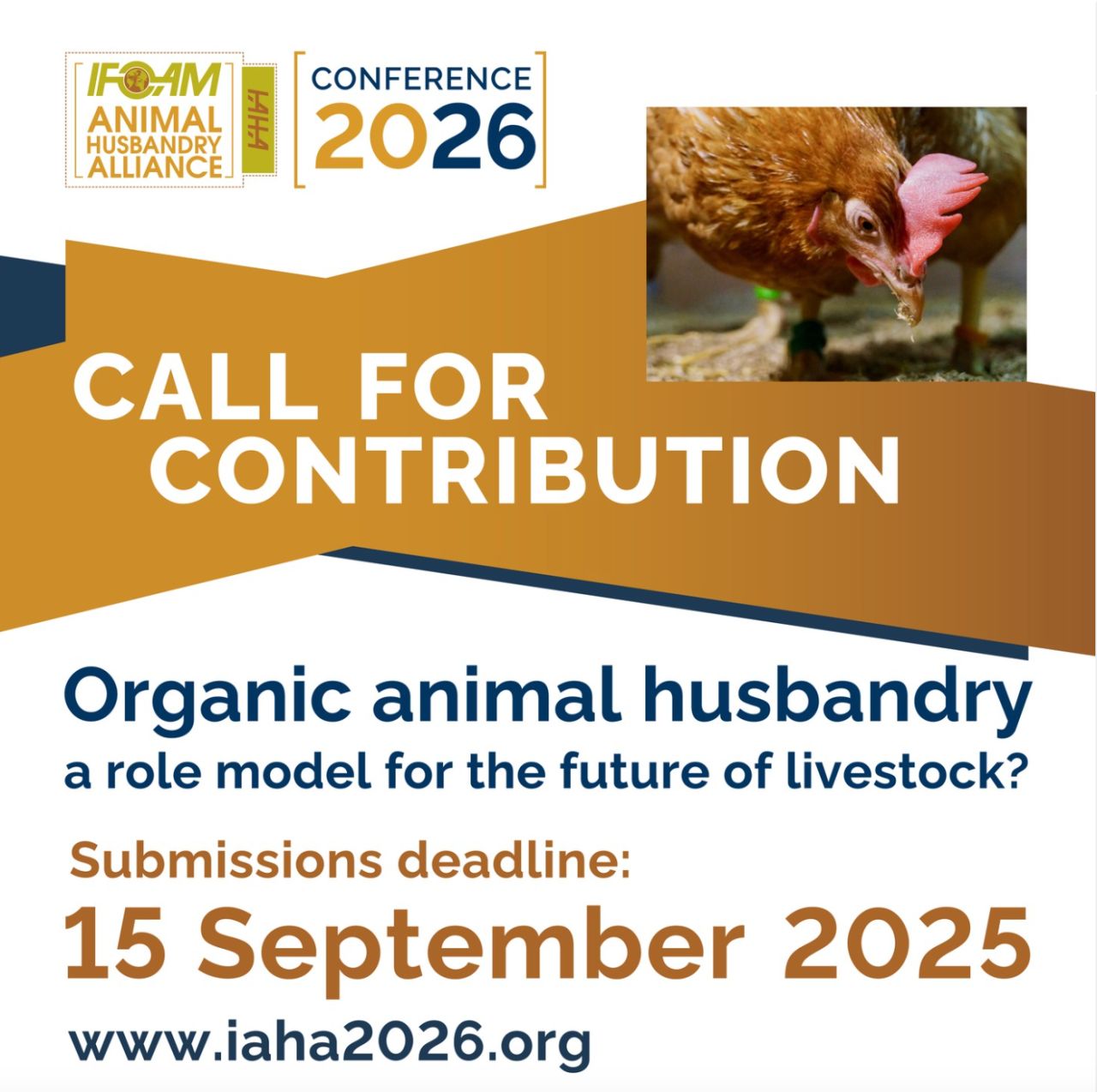 CALL FOR CONTRIBUTIONS IFOAM Animal Husbandry Alliance (IAHA) invites ...