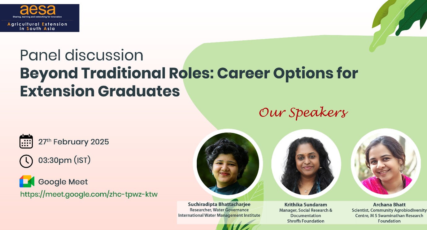 AESA Panel Discussion on Beyond Traditional Roles: Career Options for ...