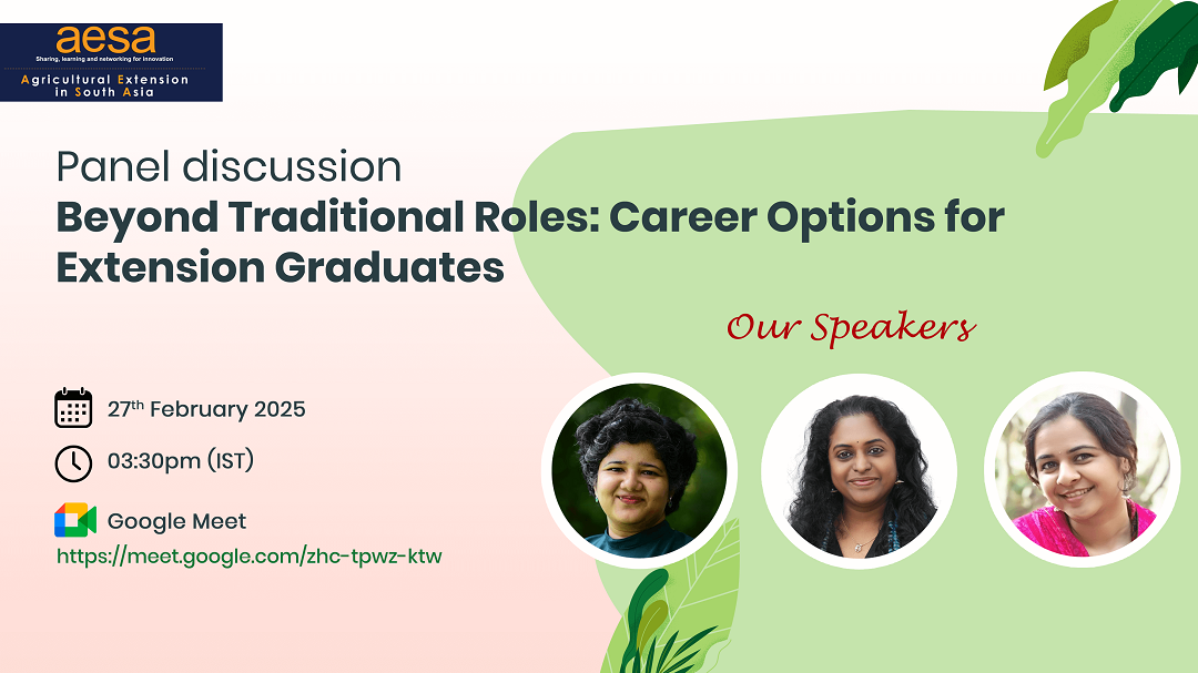 AESA Panel Discussion - Beyond Traditional Roles: Career Options for ...